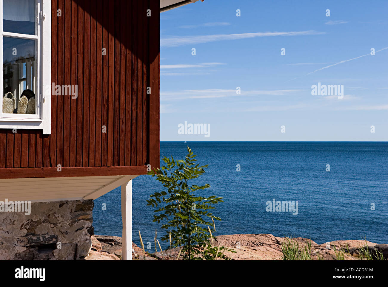 A house with a view over the sea Stock Photo - Alamy