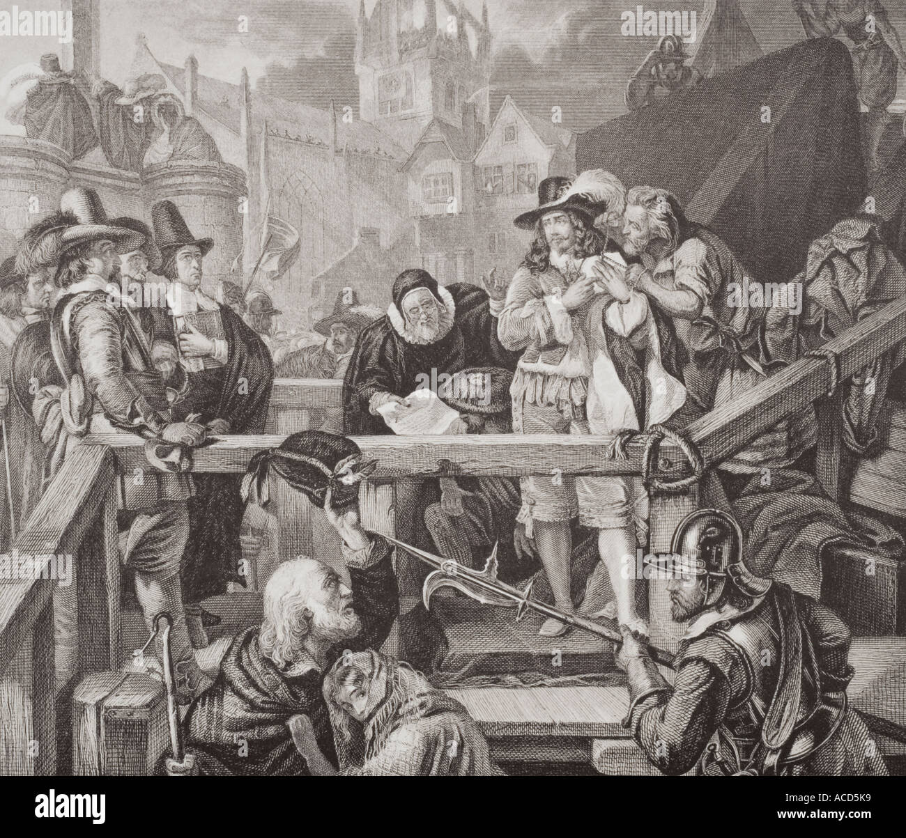 English execution hanging hi-res stock photography and images - Alamy