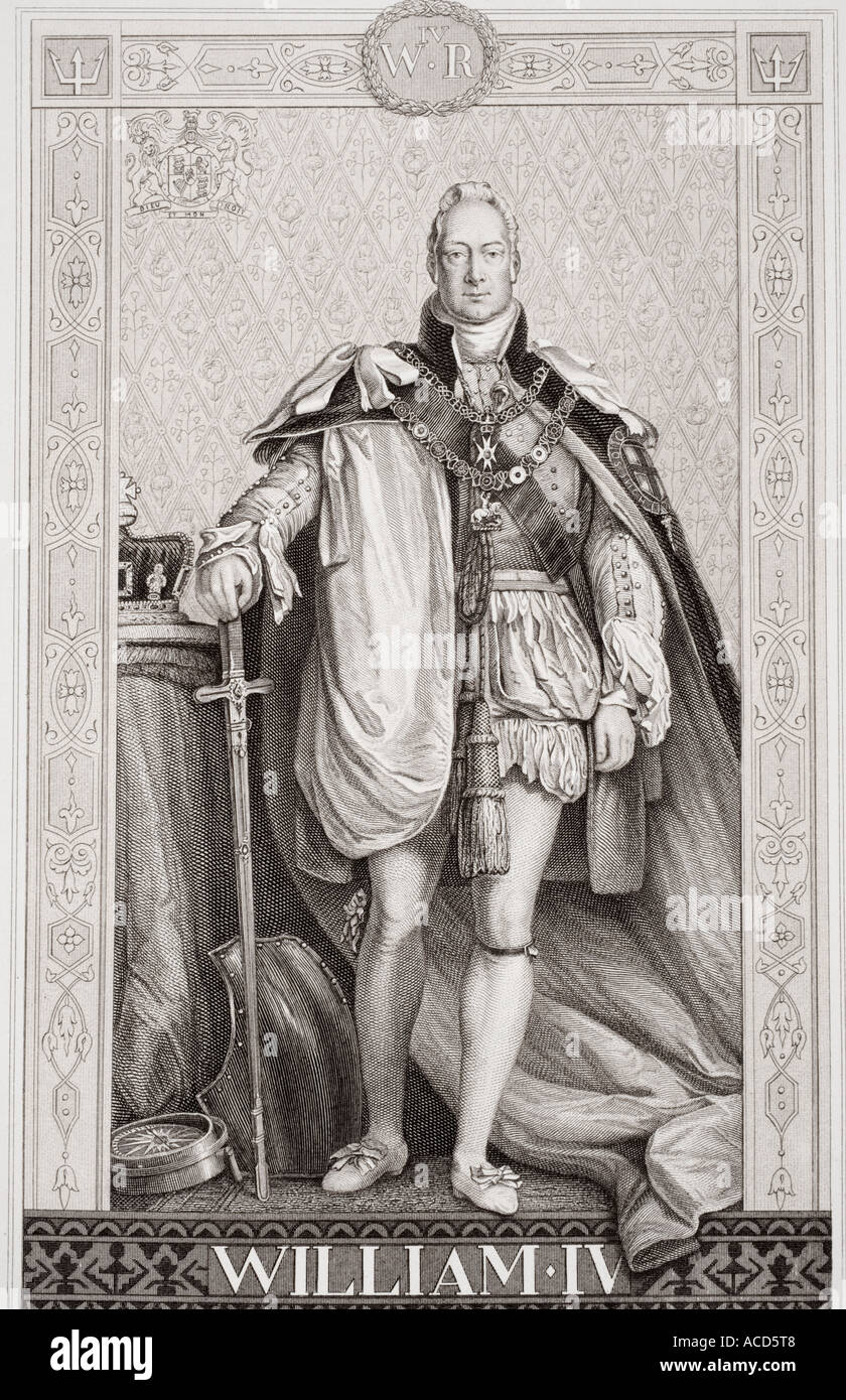 William IV, 1765 - 1837. King of Great Britain and Ireland and King of ...