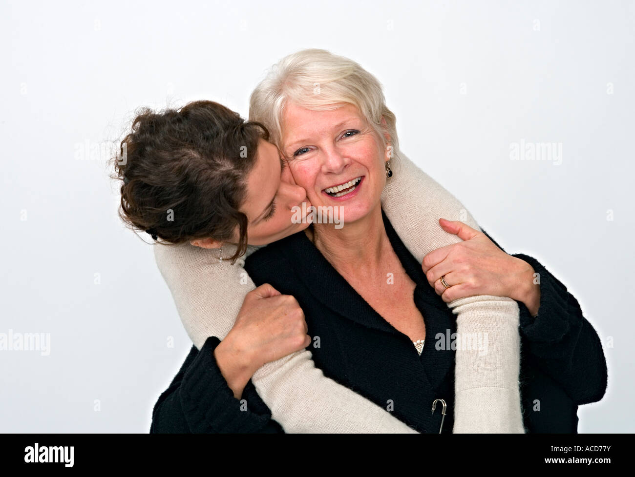 Portrait of a woman with her daughter Stock Photo - Alamy