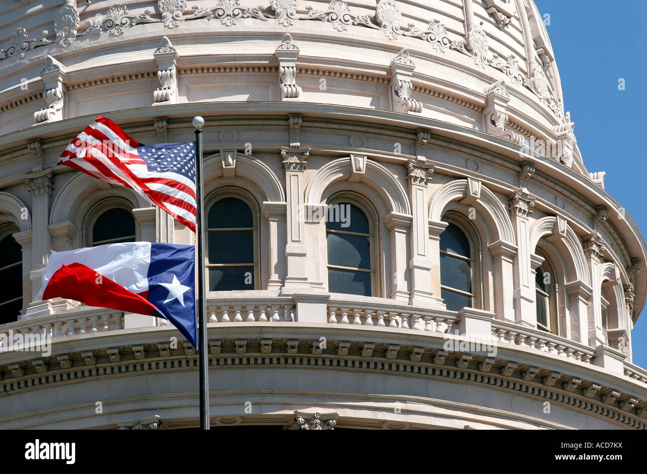 Texas state capitol building flags hi-res stock photography and images ...