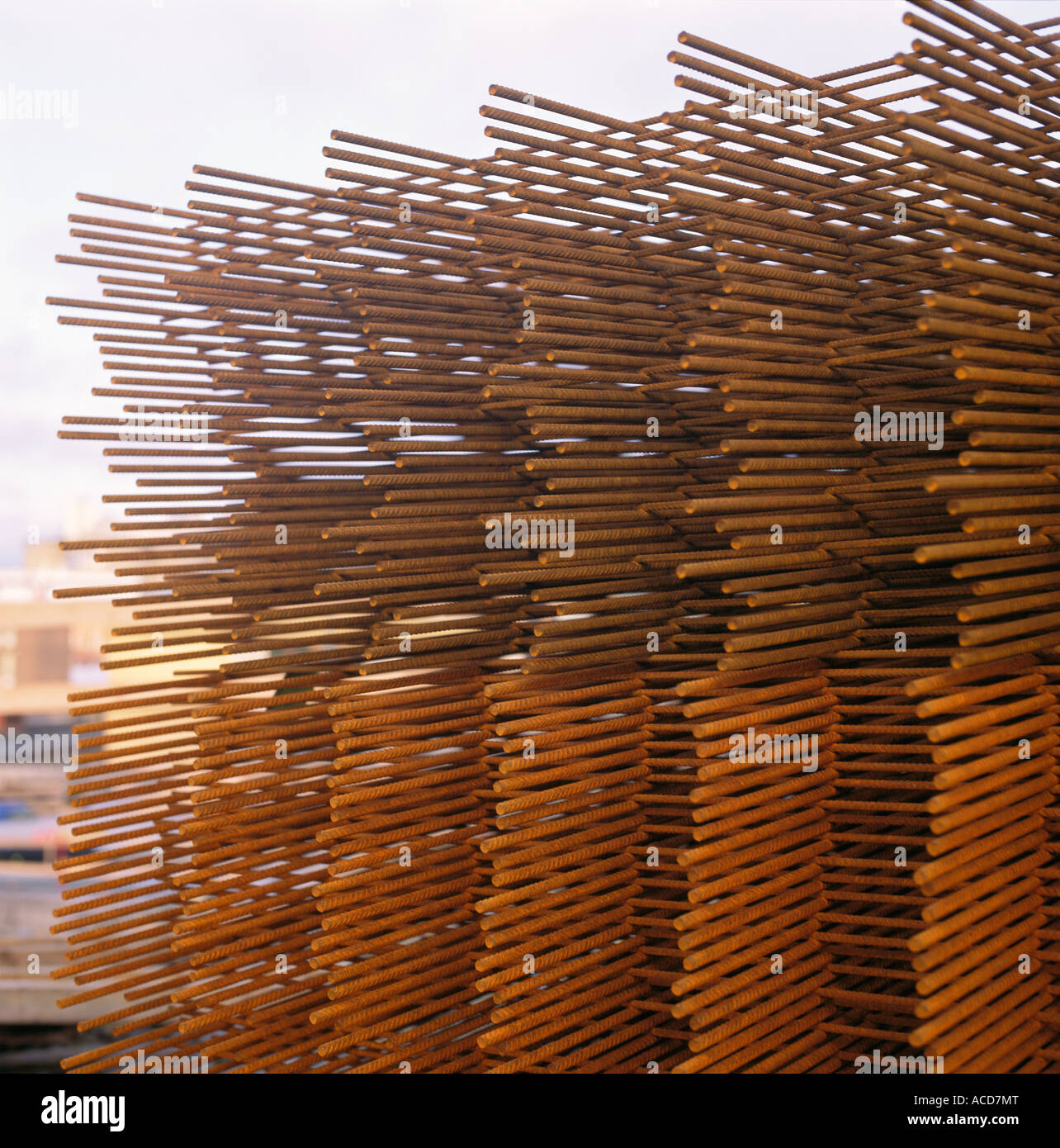 Rusty building material in a pile Stock Photo - Alamy