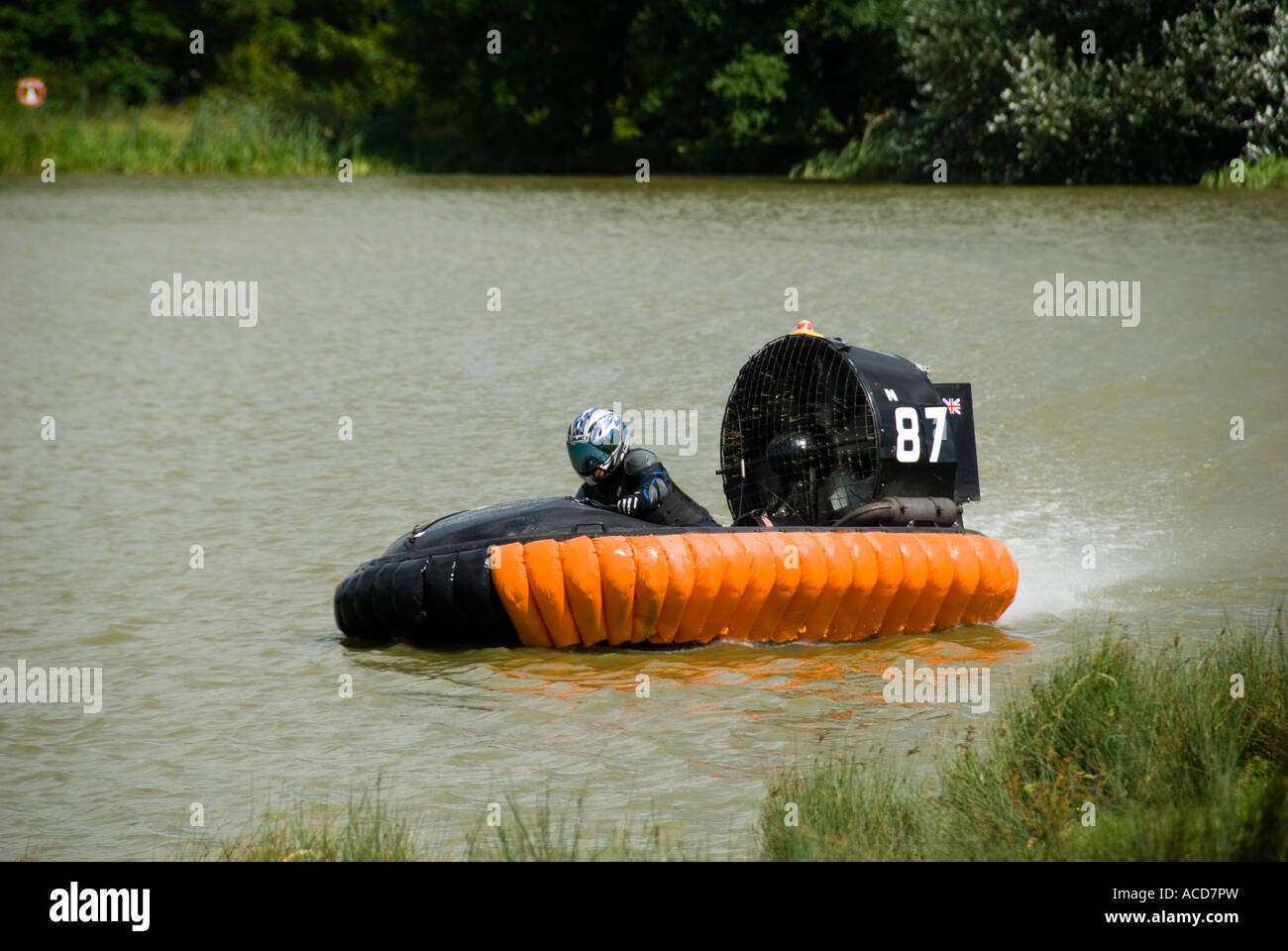 Hovercraft Racing Stock Photo - Alamy