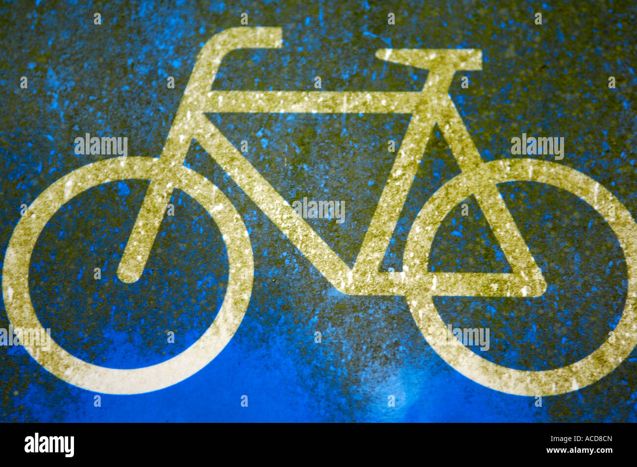 bicycle sign detail Stock Photo - Alamy