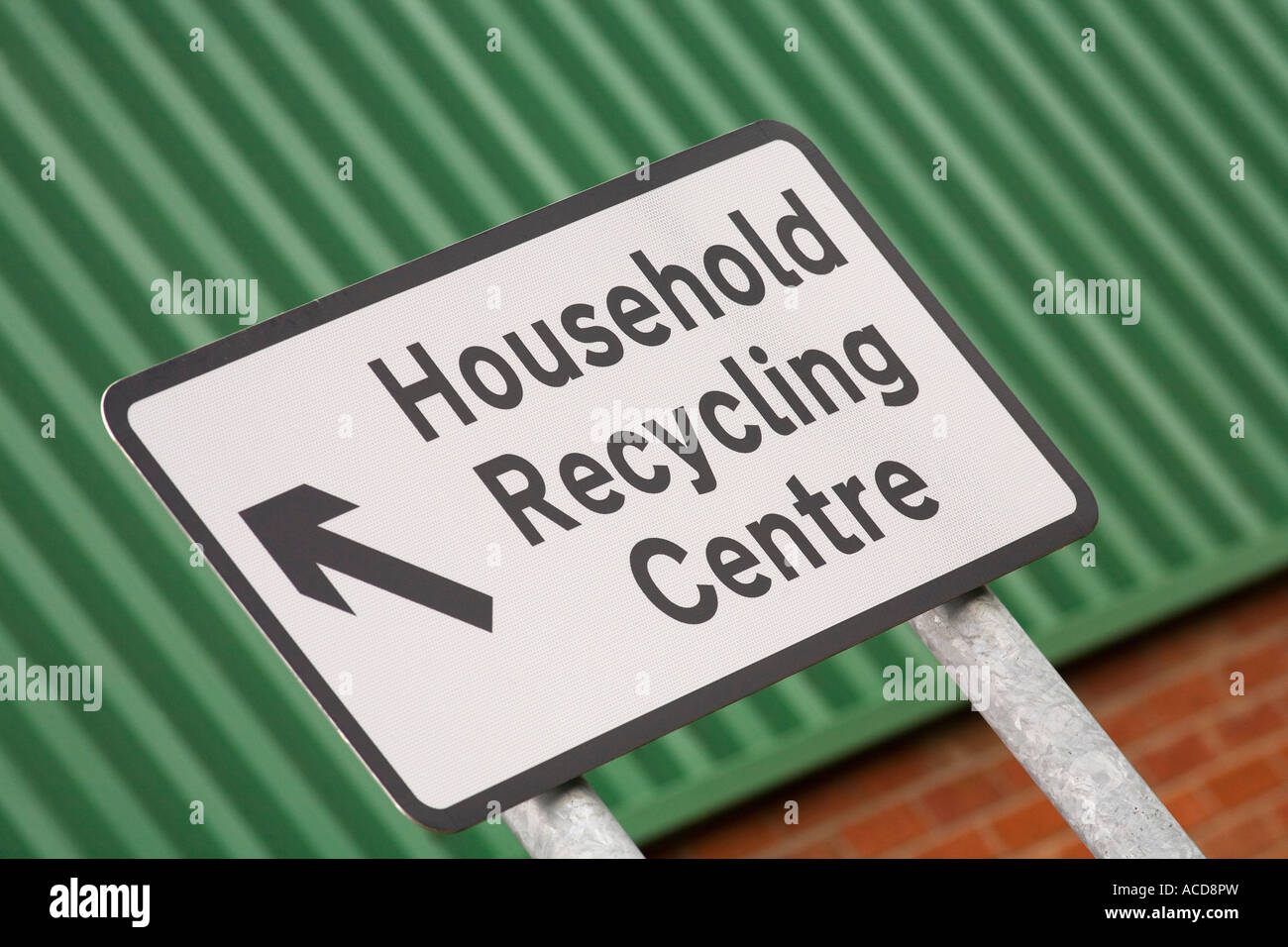 Waste recycling centre sign hi-res stock photography and images - Alamy