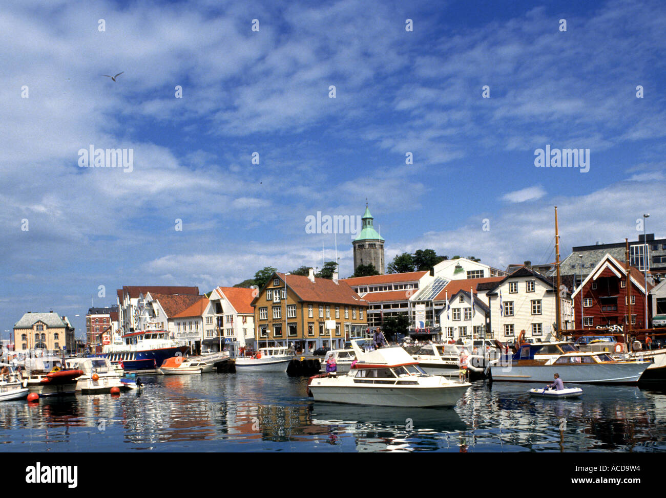 Stavanger Rogaland Norway Norway port harbour town city Norwegian ...
