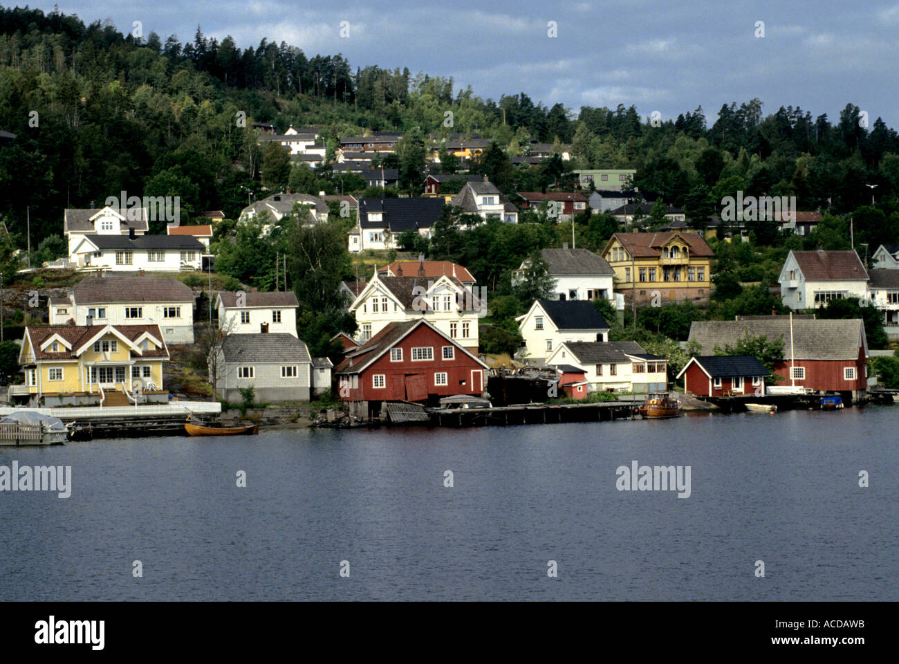 Voll Norway Lake Fjord Water Voll Stock Photo - Alamy