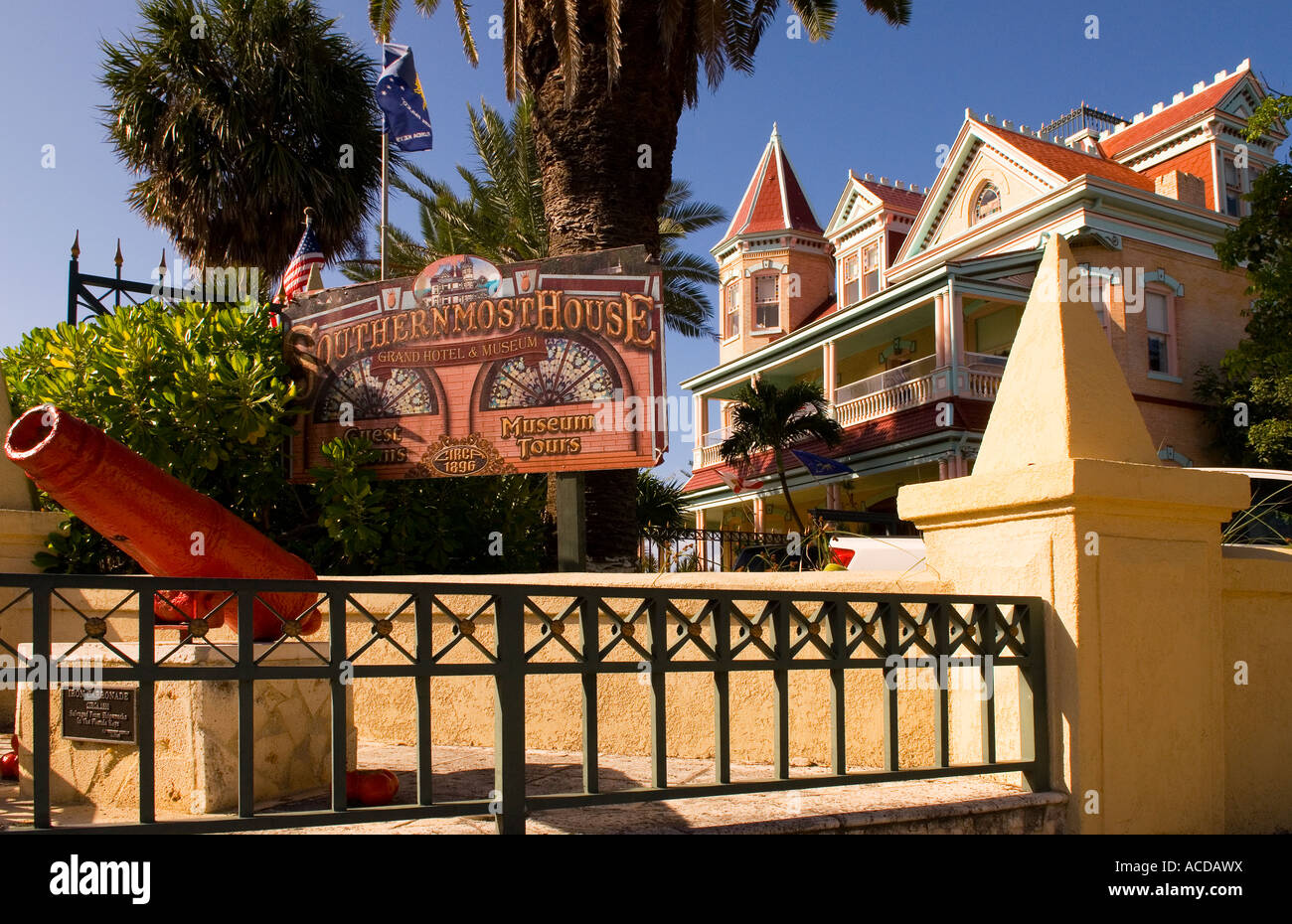 Southernmost House in the Continental United States at Key West FL ...