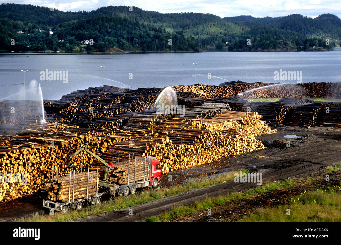 Norway Saw mill Timber Wood wood sawyer lumber lumberjack Norway ...