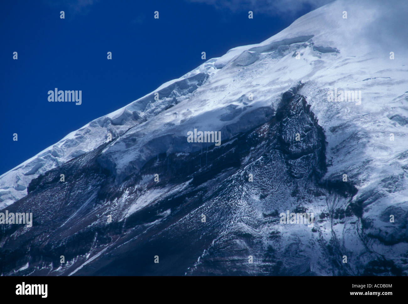 Chimborazo Volcano, Chimborazo National Park, stratovolcano, dormant ...