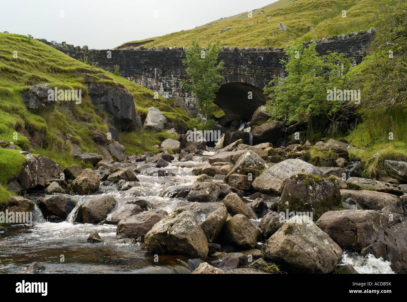 Pont Clydach Bridge Black Mountain between Llangadog and Brynamman ...