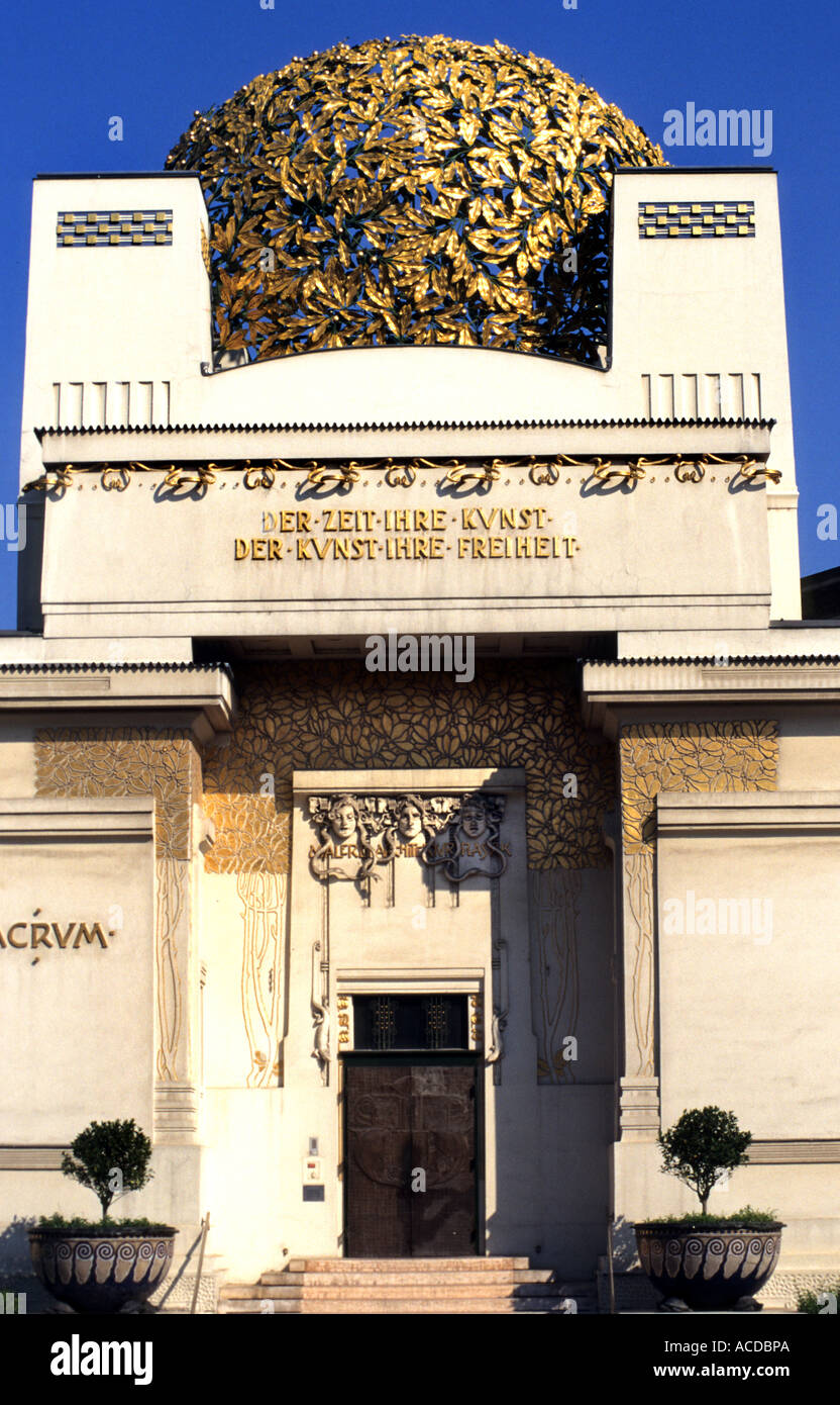 Vienna The Secession Building Art Museum Austria Austrian Stock Photo ...