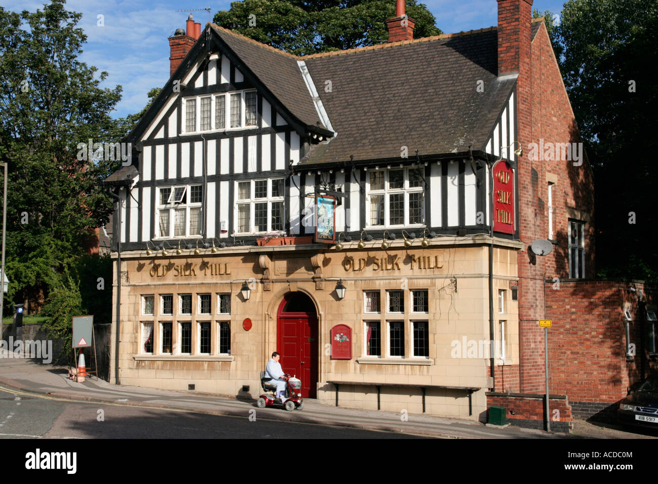 derby city centre old silk mill public house derbyshire midlands ...