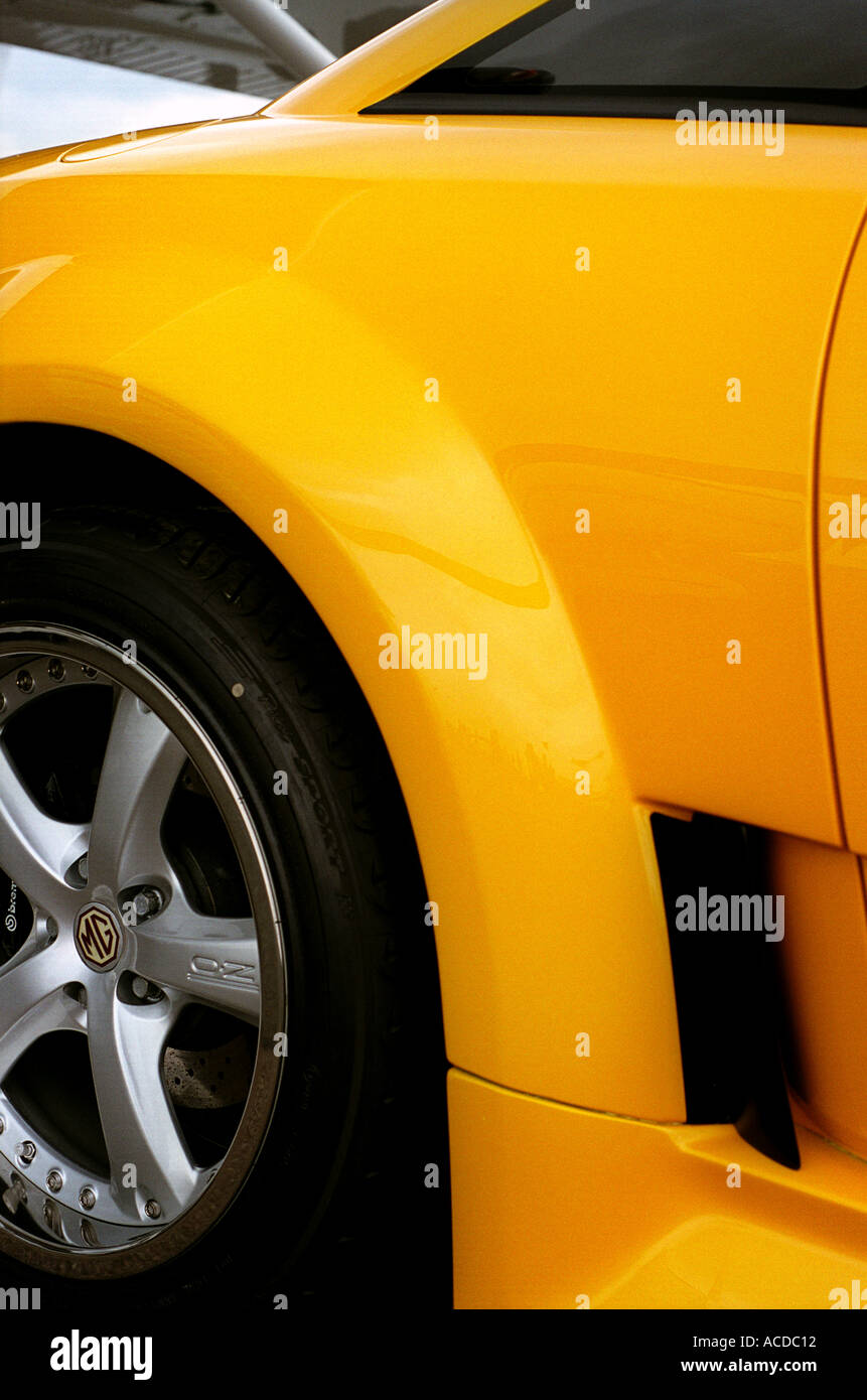 MG X Power from MG Rover 68 000 car side view rear wheel brake ...