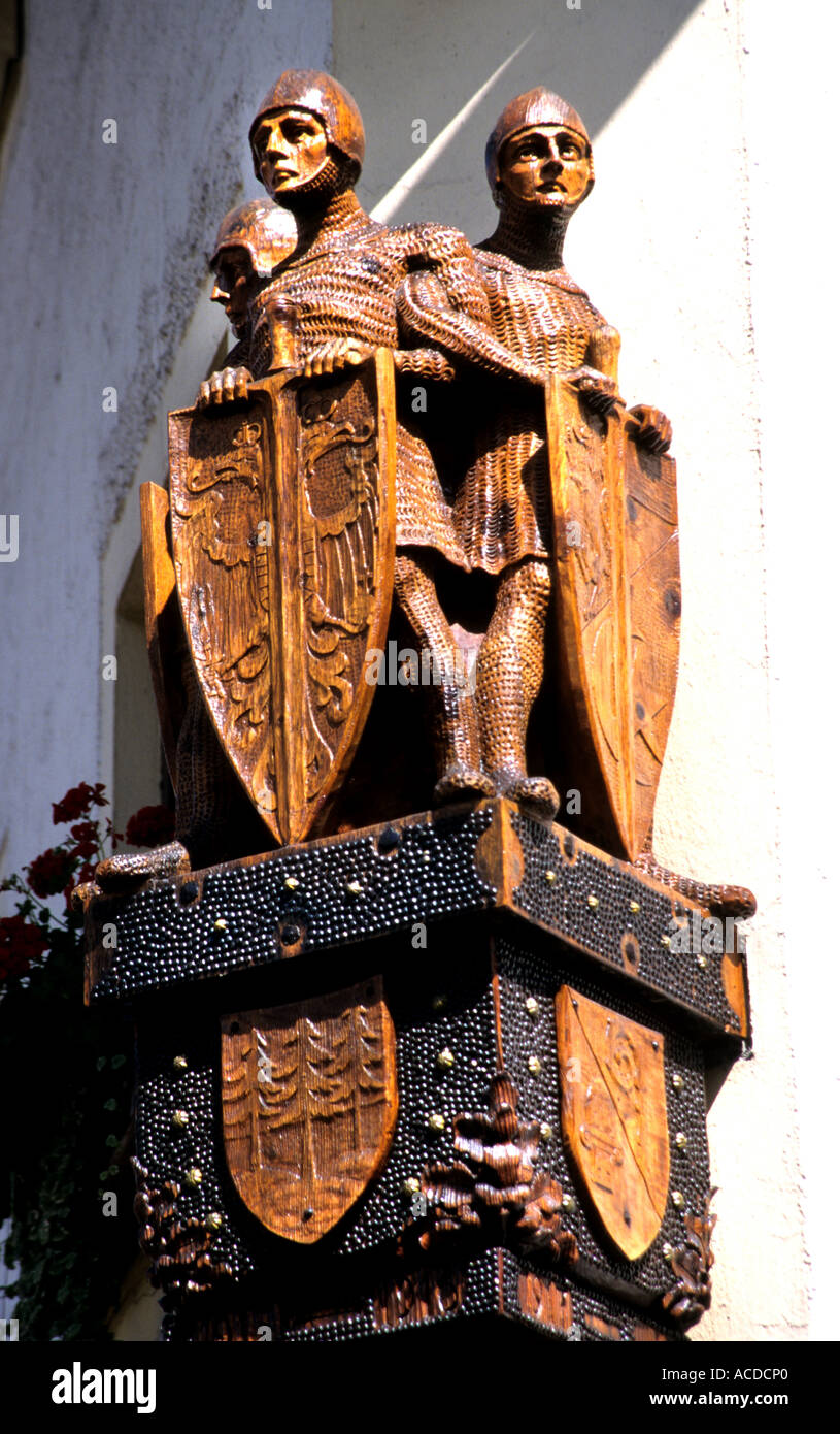 Austria Austrian Statue Sculpture Reutte Tyrol Stock Photo - Alamy