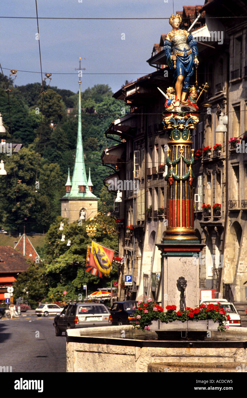 Zurich Town Historic centre Statue sculpture Switzerland Suisse Schweiz ...