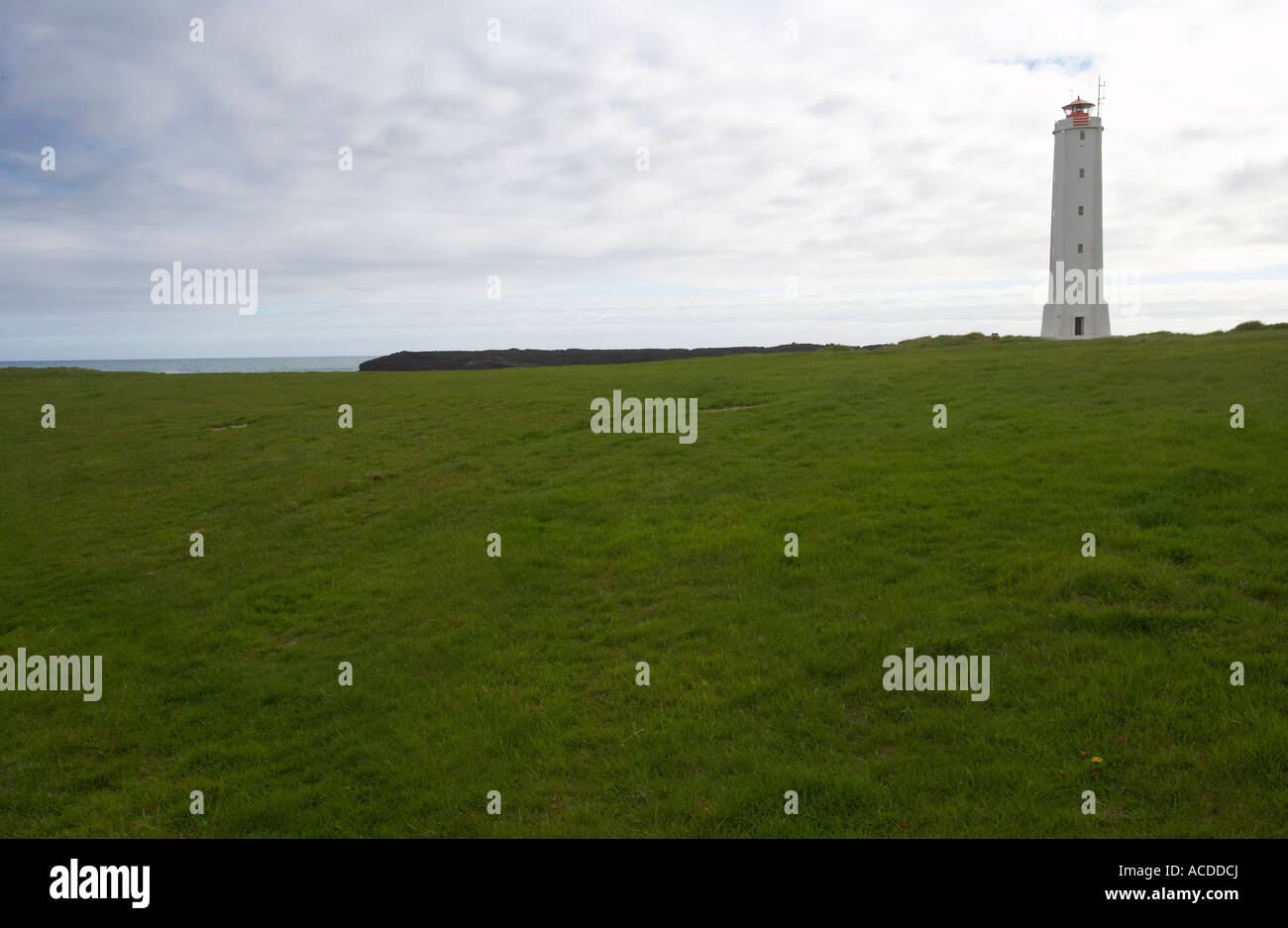 Lighthouse near Londrangar in Snaefellsnes Iceland Stock Photo - Alamy