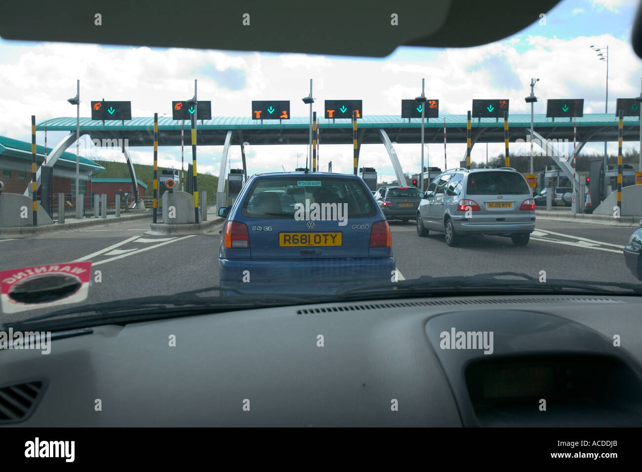 Toll road booth motorway m6 hi-res stock photography and images - Alamy