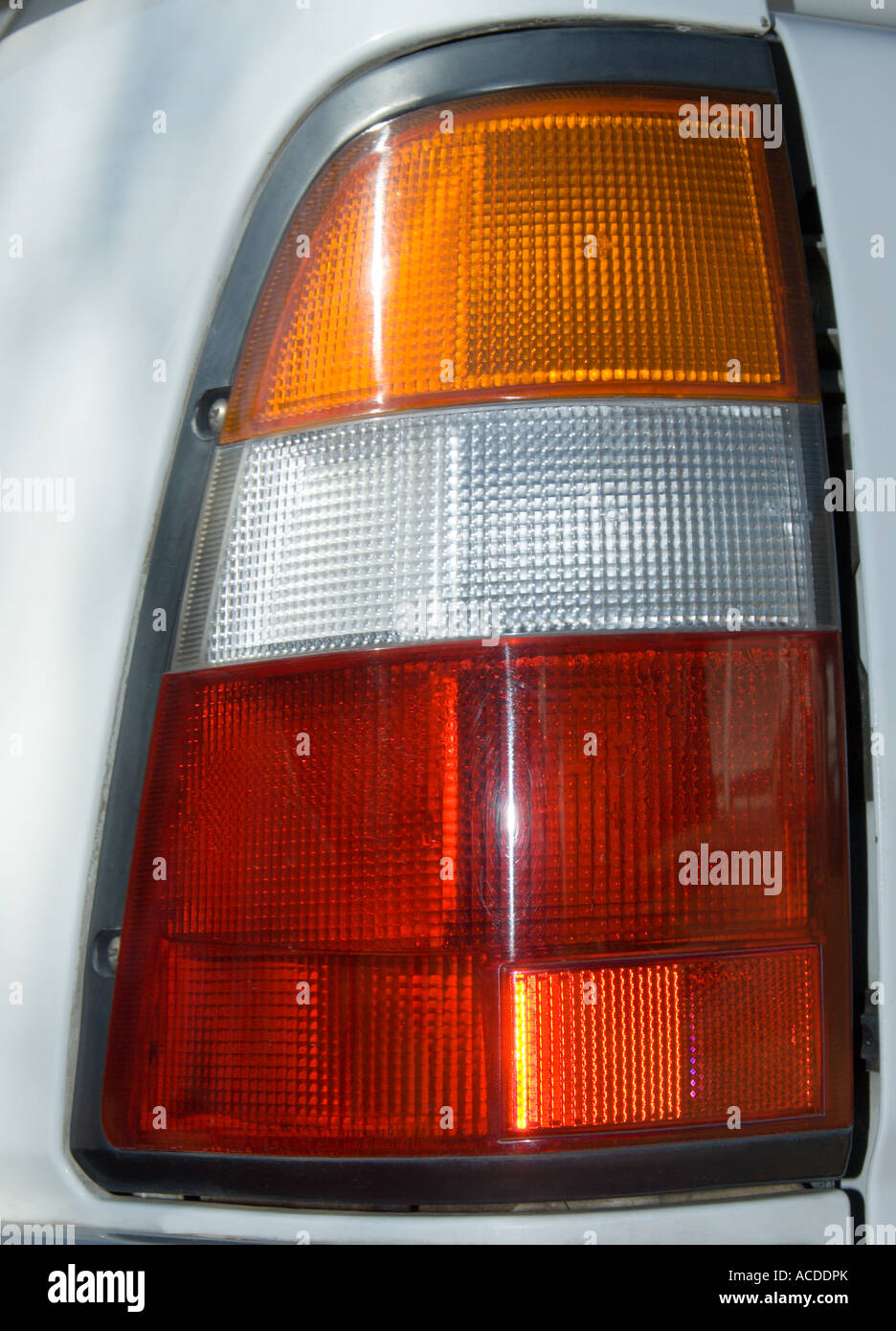 SUV motor vehicle rear break light, close up Stock Photo - Alamy