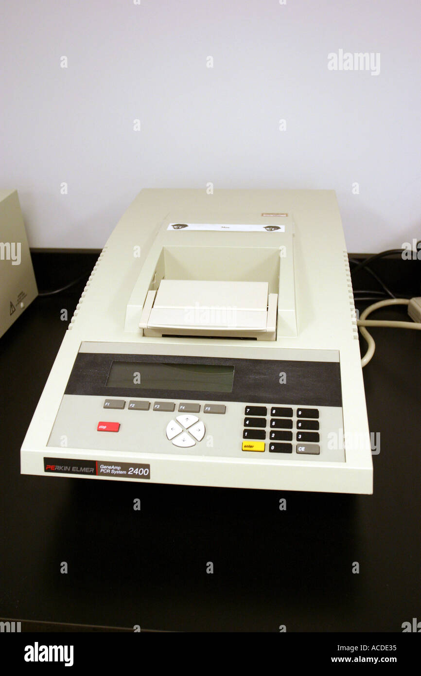 Forensics DNA testing Thermal cycler Instrument used in testing samples ...