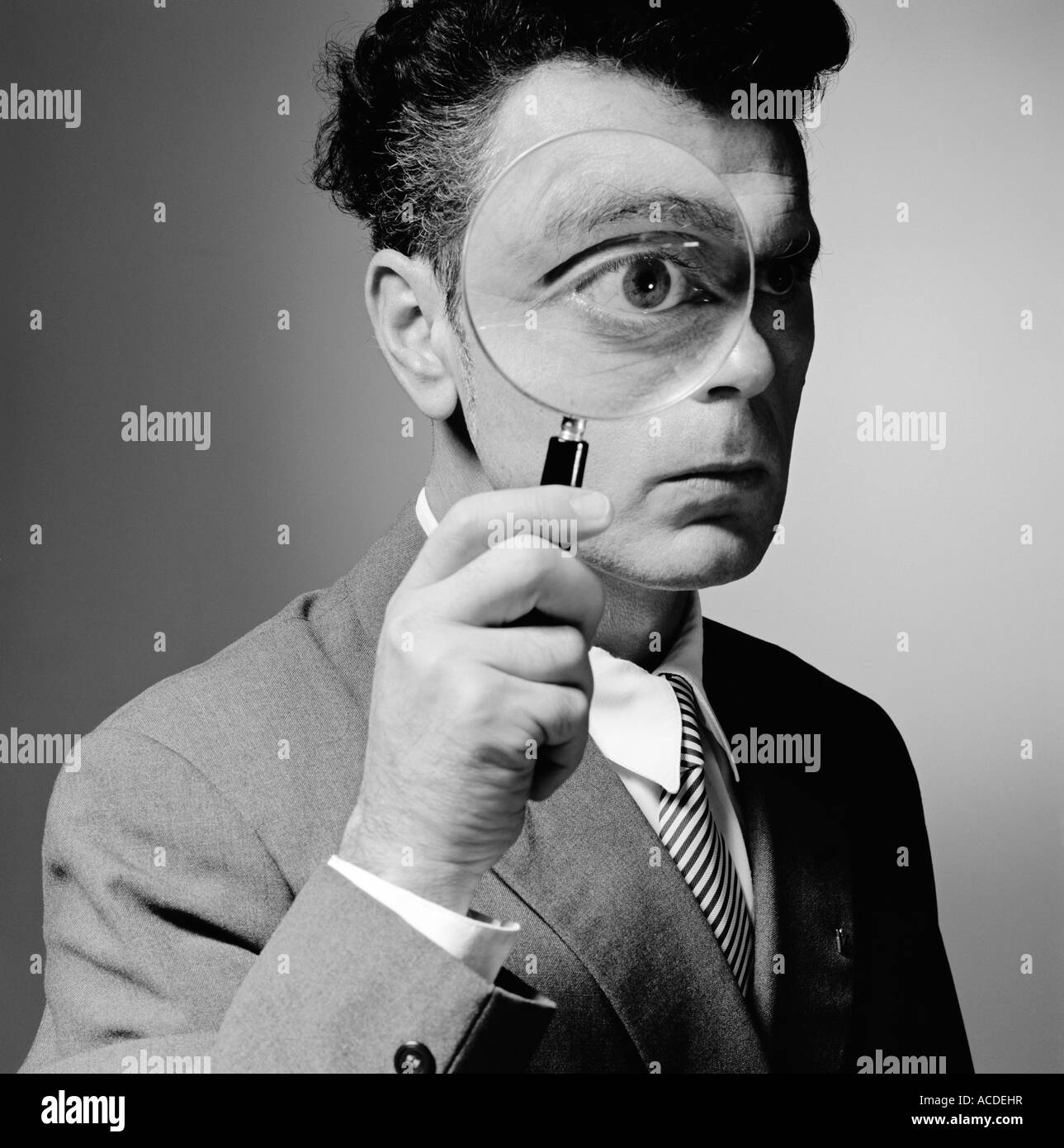 Humour portrait curious Black and White Stock Photos & Images - Alamy