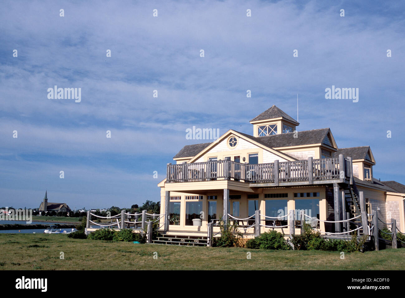 Bouctouche Marina with catholic church in background Bouctouche New ...