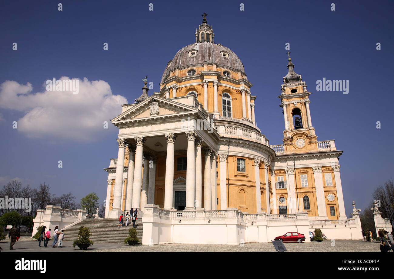 Turin Italy Basilica of Superga Stock Photo - Alamy