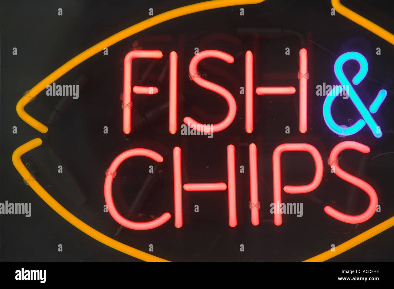 Chip shop advert hi-res stock photography and images - Alamy