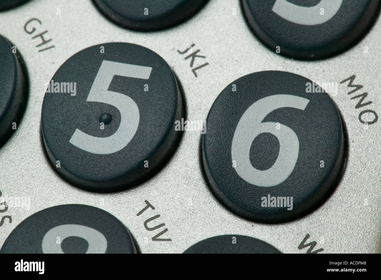 large buttons on a telephone Stock Photo - Alamy