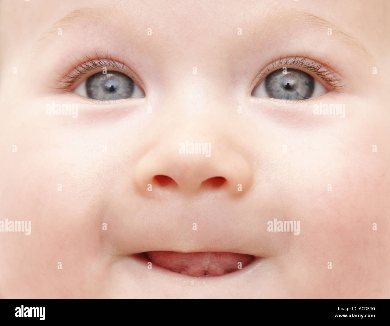 Detail of baby face Stock Photo - Alamy
