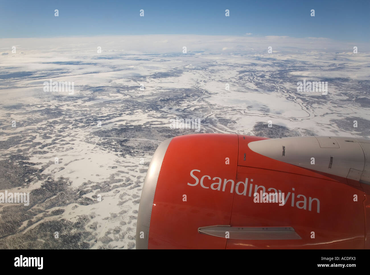 Sas airplane view hi-res stock photography and images - Alamy