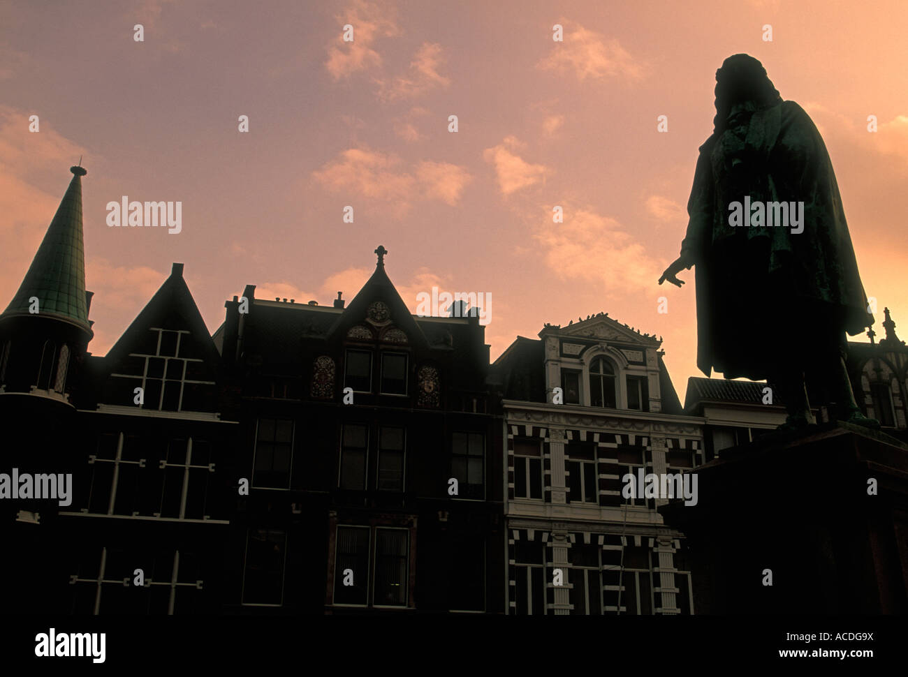 Statue of Johan de Witt in the city of The Hague Den Haag Holland ...