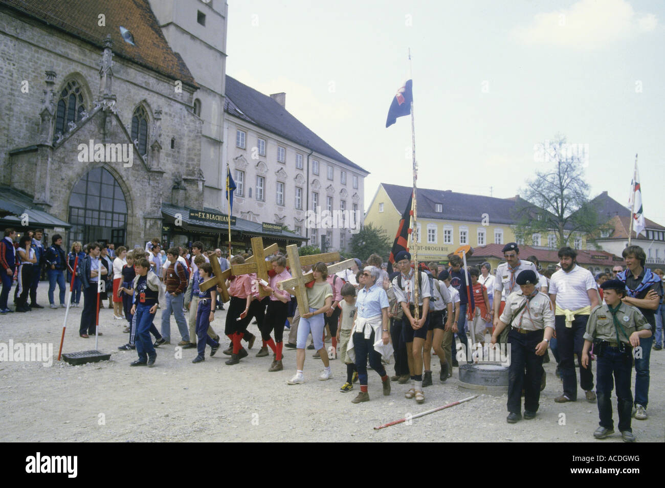 geography / travel, Germany, Bavaria, Altotting, street scenes ...