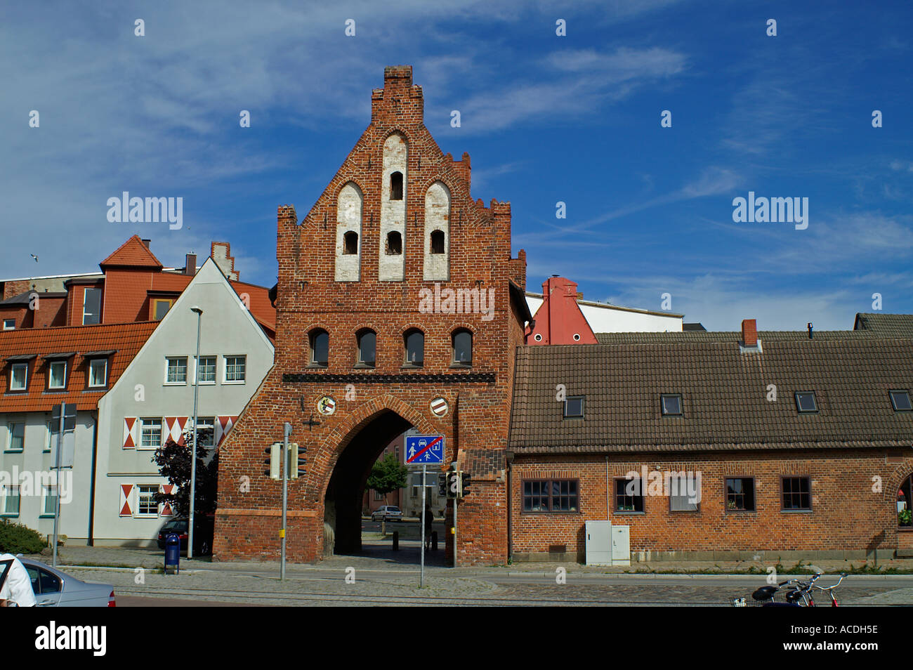 Wassertor Wismar Hanse town city Germany Mecklenburg Pomerania Stock ...