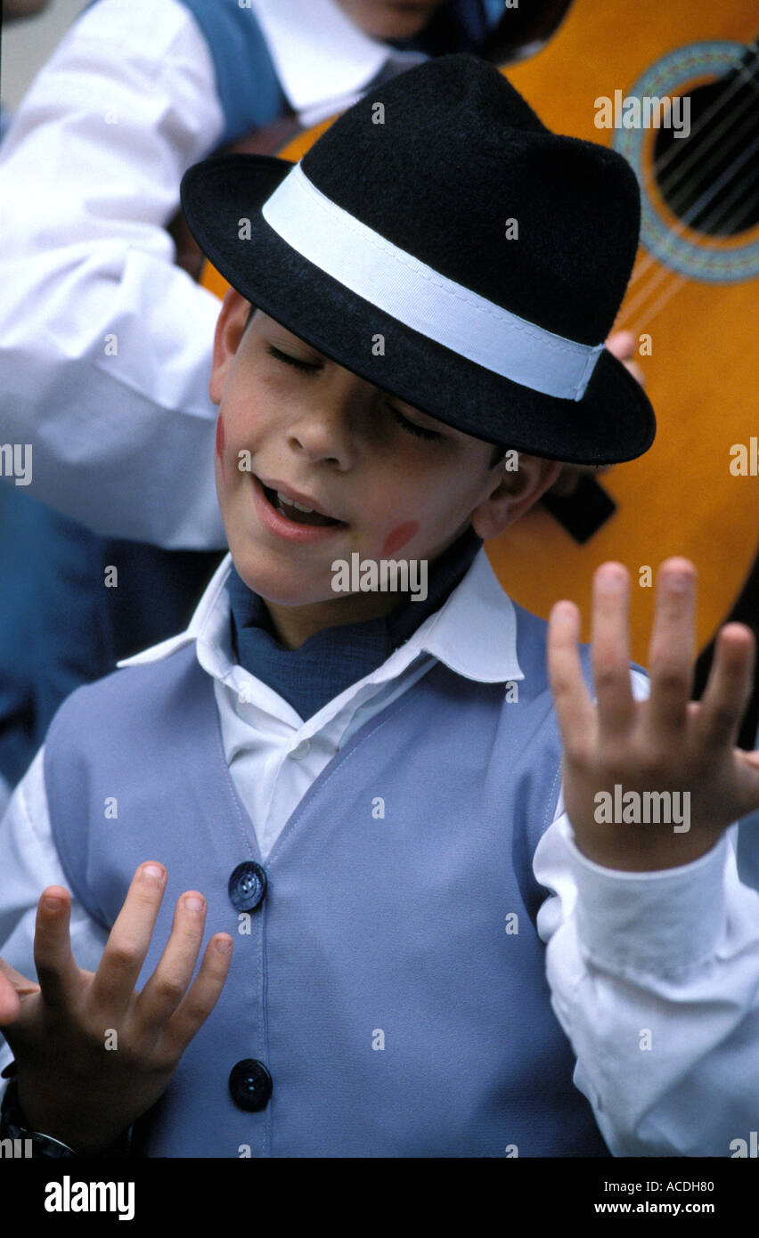 boy singer part of musical group Stock Photo - Alamy