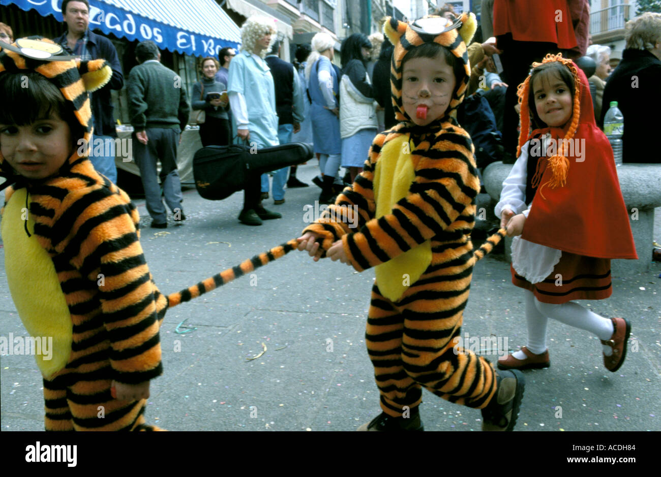 children in tiger costume Stock Photo - Alamy