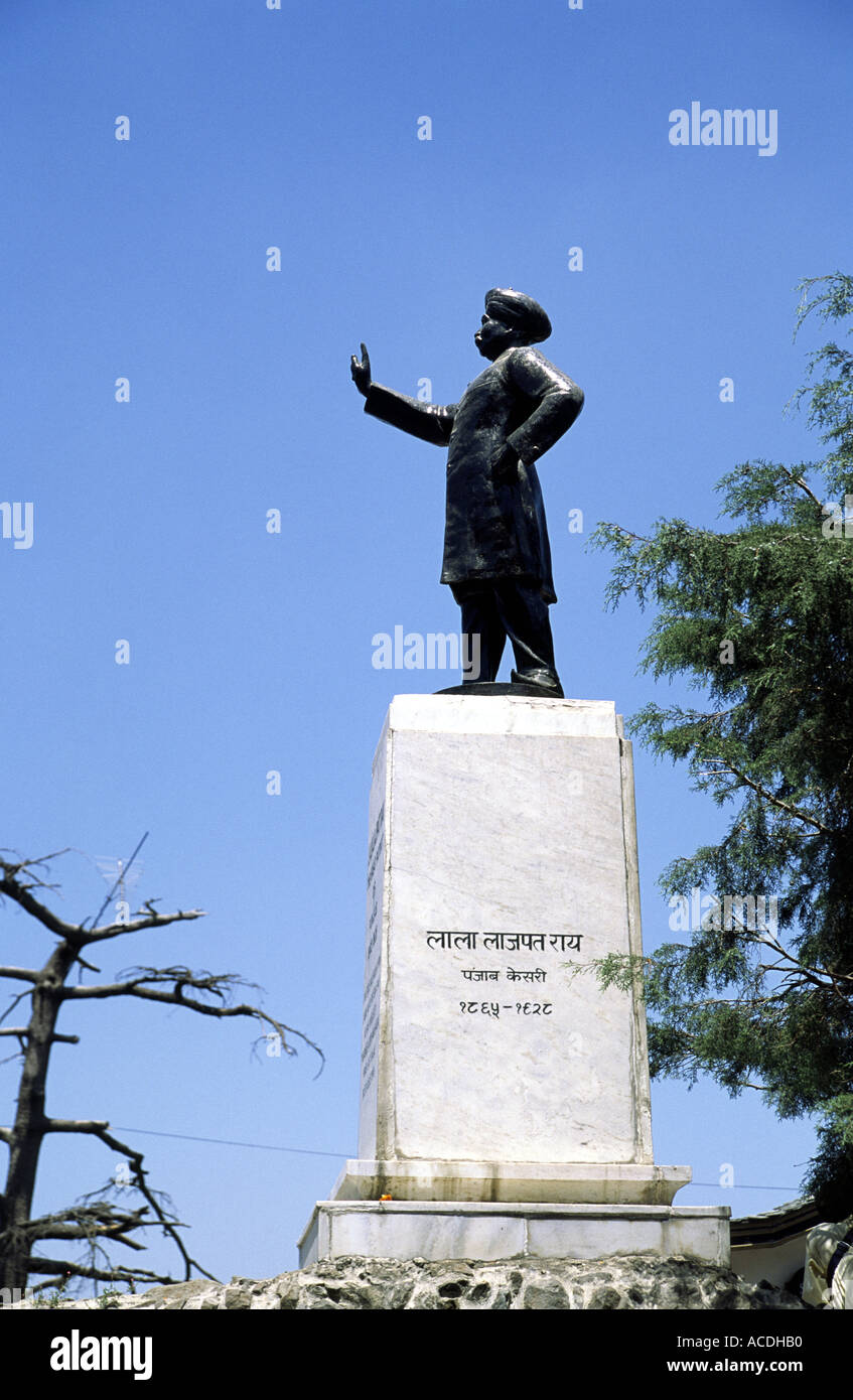 A statue of Lala Lajpat Rai, an Indian patriot and freedom fighter ...