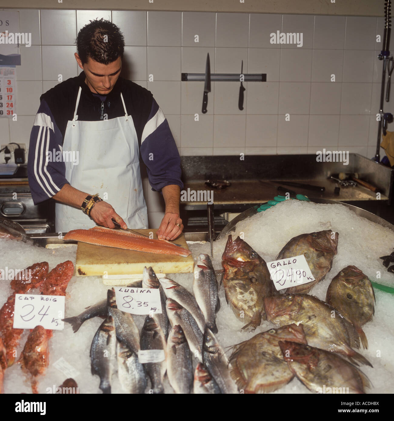 Market Fishmonger Palma Mallorca High Resolution Stock Photography and ...