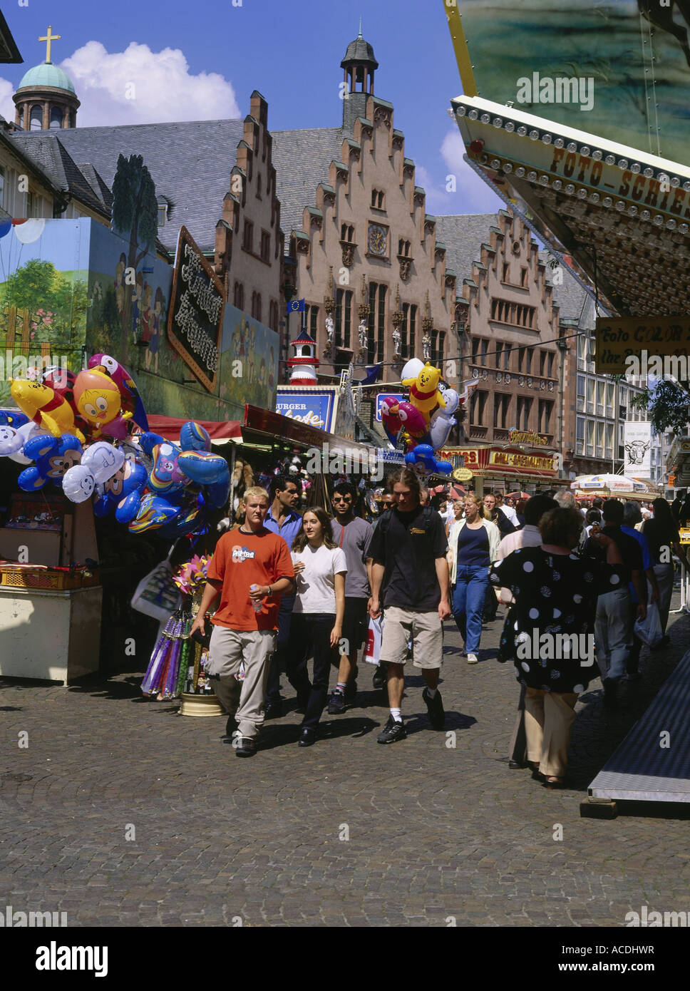 Geography travel germany hesse frankfurt city hall at hi-res stock ...