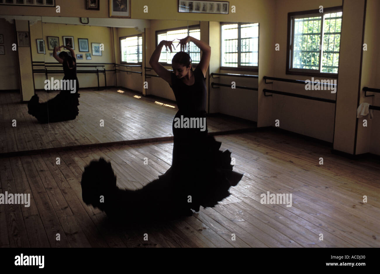 seville dance school of matilde corral Stock Photo - Alamy