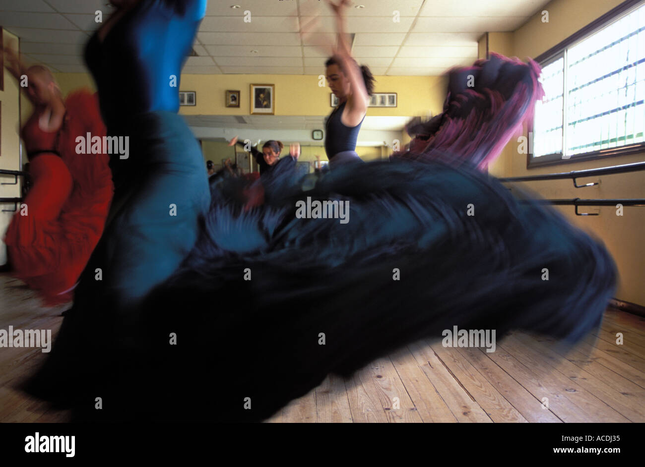 seville dance school of matilde corral Stock Photo - Alamy