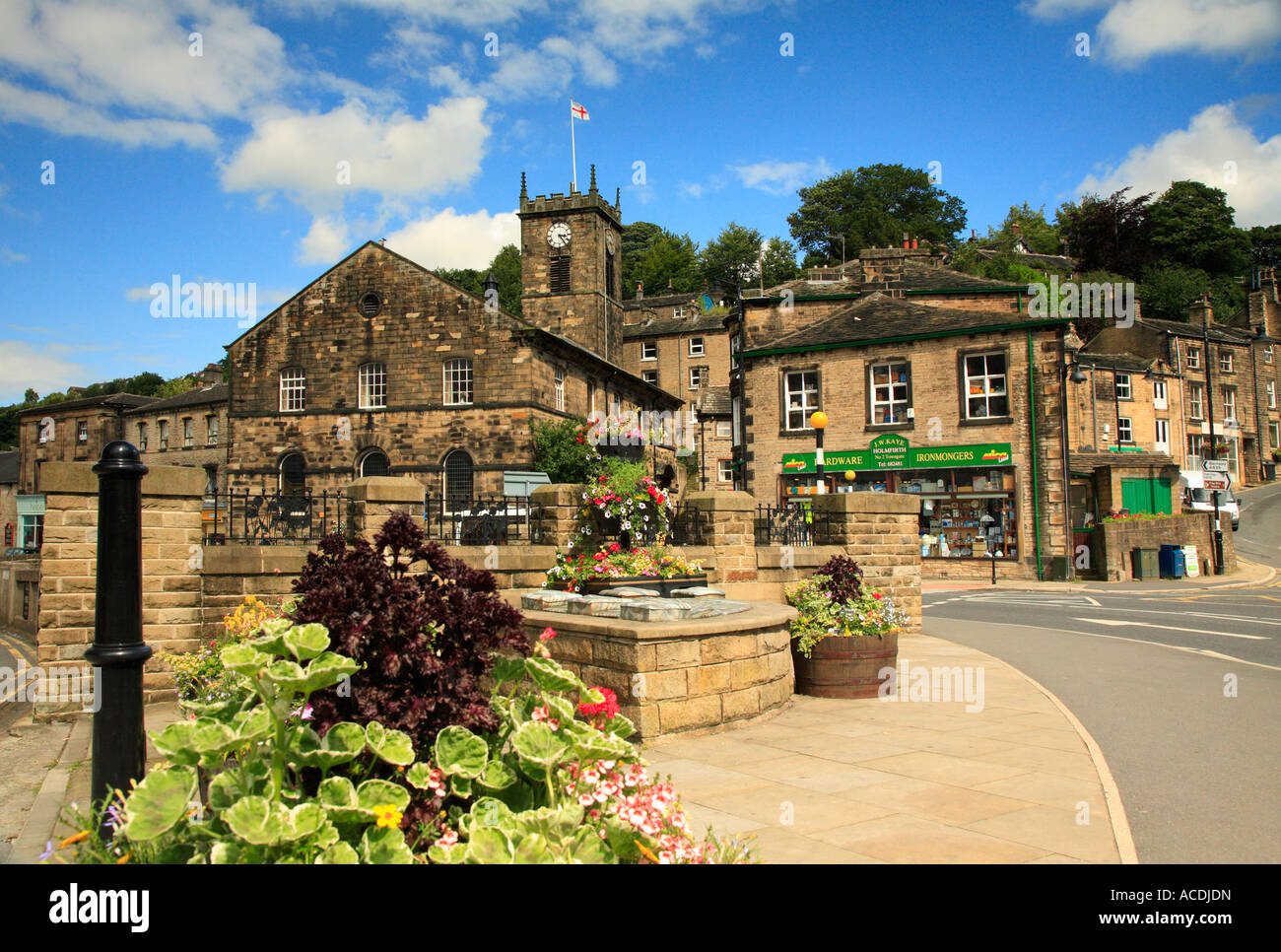 Holmfirth Town Centre, West Yorkshire, England, UK Stock Photo - Alamy