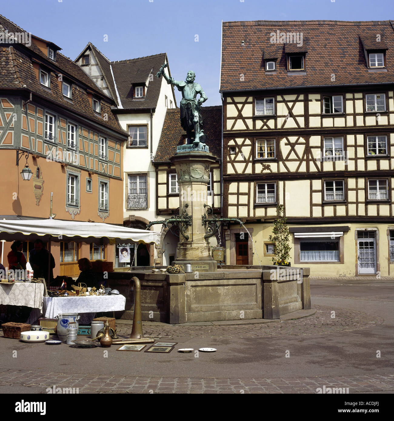 geography / travel, France, Alsace, Colmar, squares, market sqaure ...