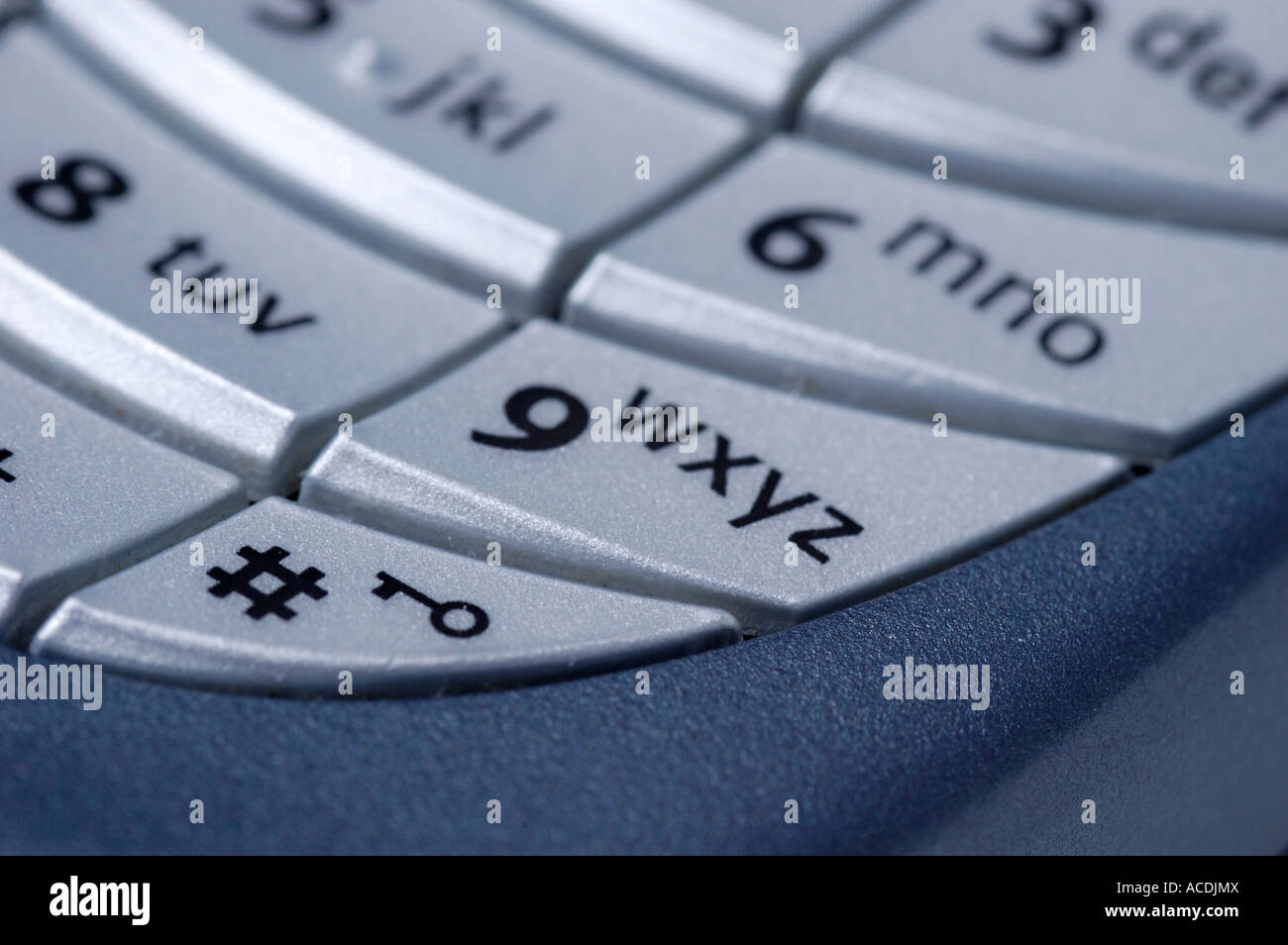 Phone - keyboard closeup Stock Photo - Alamy