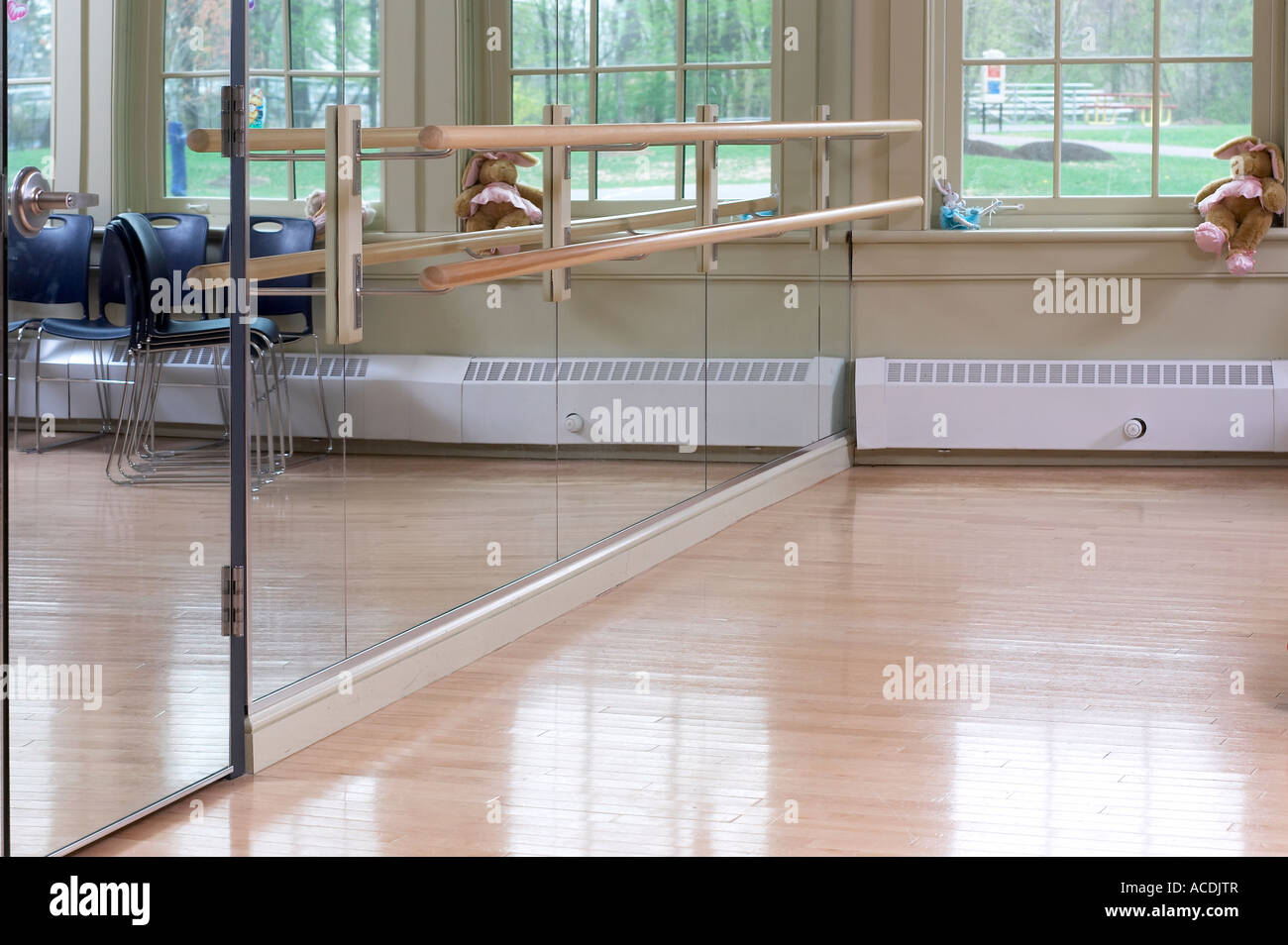 Empty Ballet Studio