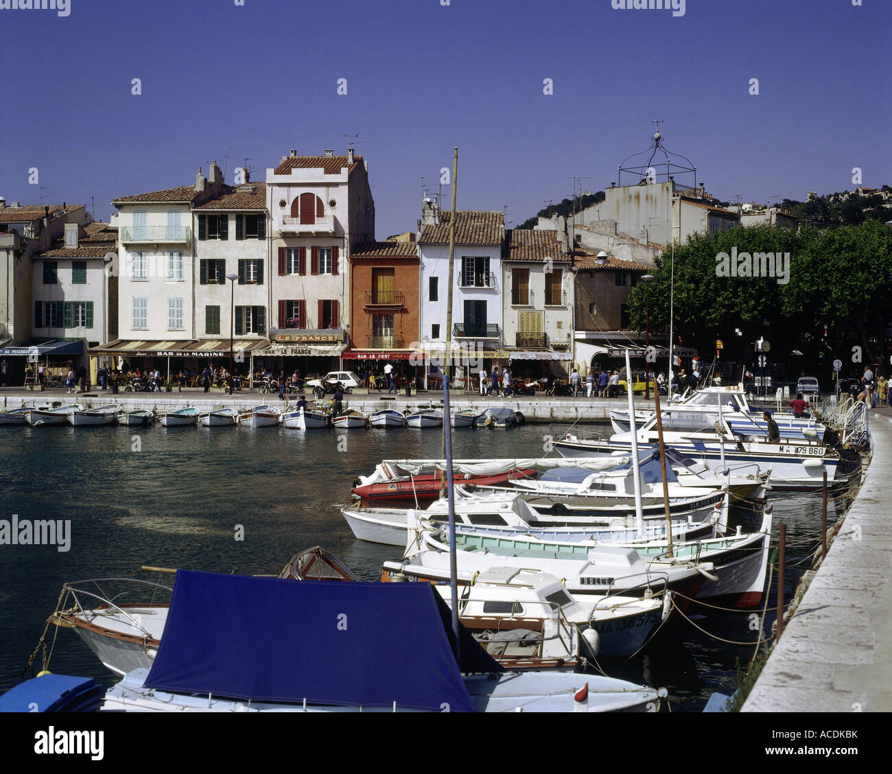 geography / travel, France, Cassis, port, harbor, view, boat, boats ...