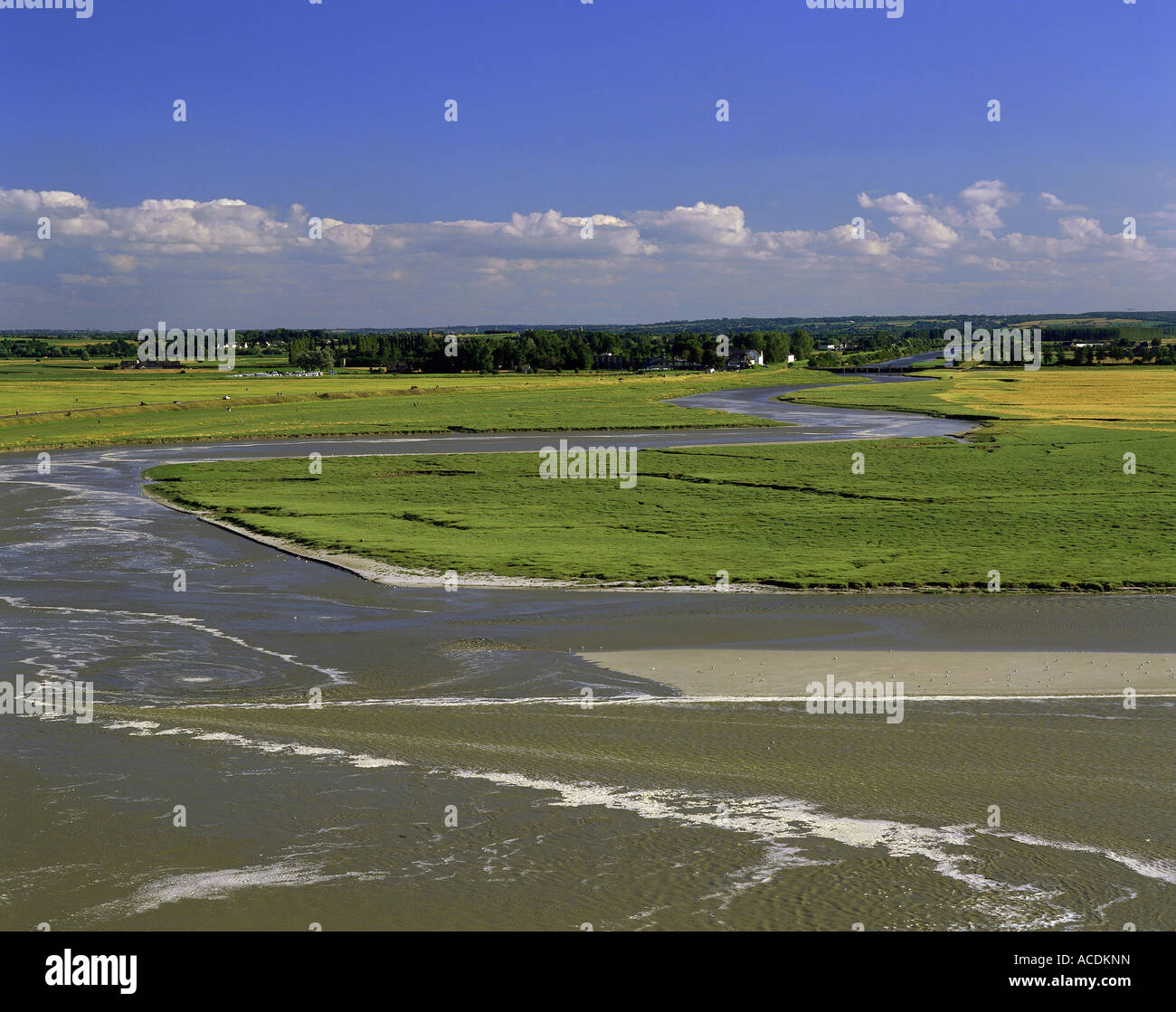 geography / travel, France, Normandy, landscapes, riverside, valley Le ...