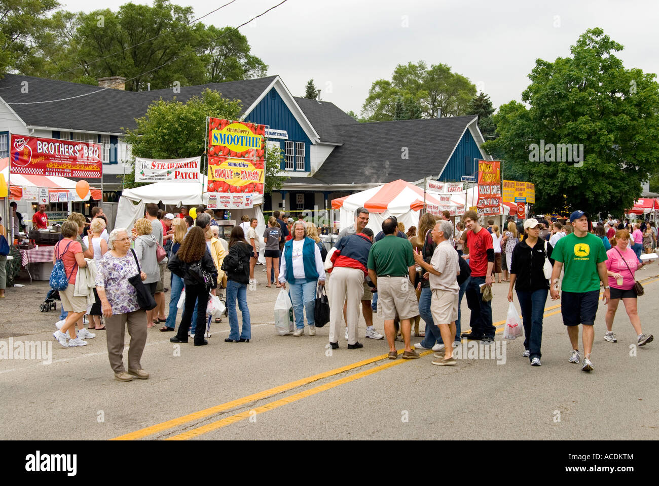 Small Town Festival USA Stock Photo - Alamy