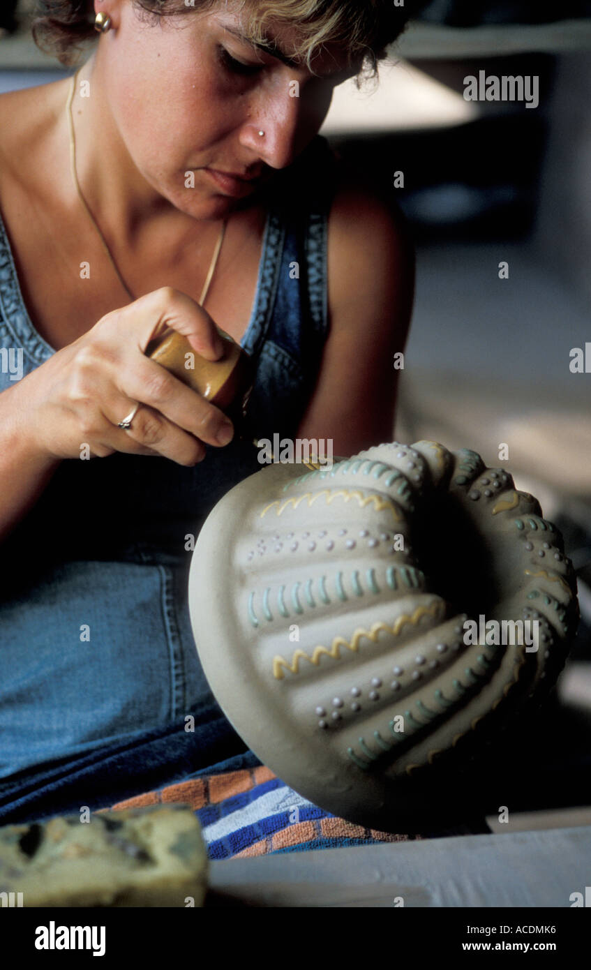 Pottery festival in Soufflenheim Alsace France Stock Photo - Alamy