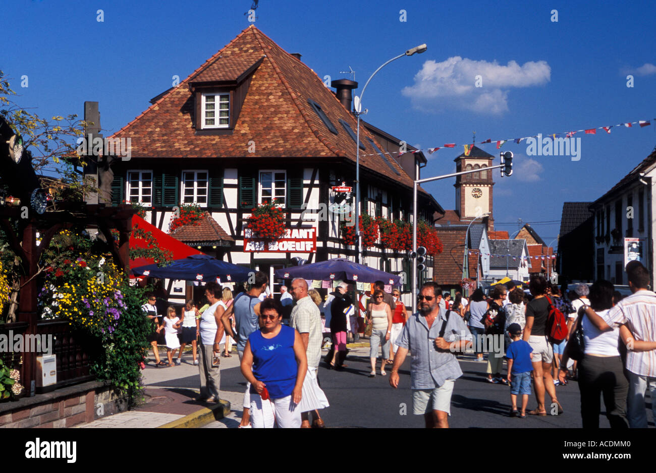 Pottery festival in Soufflenheim Alsace France September 2005 Stock ...